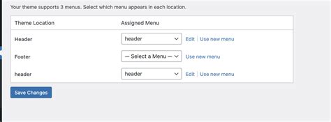 functions wp nav menu displaying all pages wordpress development