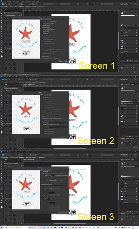when export pdf why not export vectorial affinity on desktop