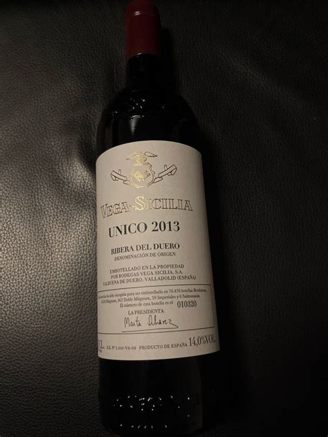 Nv Bodegas Vega Sicilia Ribera Del Duero Único Reserva Especial 2011