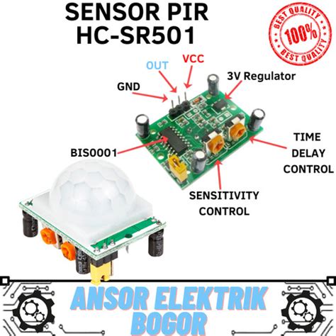 Promo SENSOR PIR HC SR HC SR MOTION SENSOR DETECTOR MODULE ARDUINO Kab Bogor Ansori