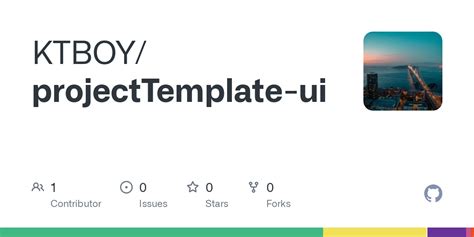 Github Ktboyprojecttemplate Ui