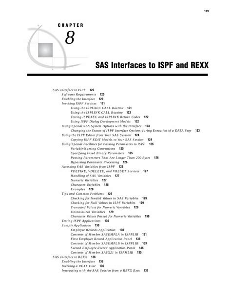 Pdf Sas Interfaces To Ispf And Rexx · Sas Interfaces To Ispf And Rexx