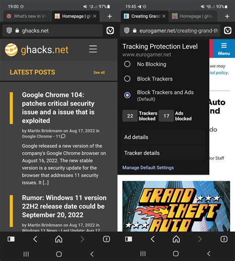 New Update Vivaldi 5 4 Launches With Rocker Gestures And Web Panel Improvements Malwaretips