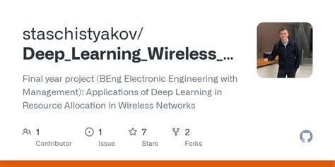 Github Staschistyakovdeeplearningwirelessnetworks Final Year