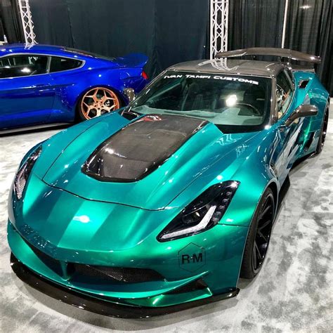 Eye Popping C8 Corvette Gets A Unique Camo Wrap Carscoops Artofit