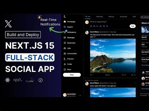 Free Video Building A Full Stack Social Media App With Nextjs Mysql