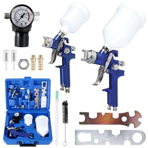 Hvlp 휴대용 차량 페인트 스프레이 건 키트 핸드 헬드 휴대용 전동 공구 에어 스프레이 건 에어 브러시 페인팅 스프레이 Aliexpress