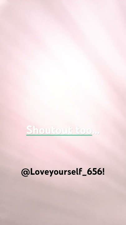 @LoveyourSelf_656 Heres the shoutout :) ️ - YouTube
