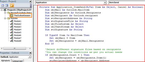 How To Auto Select Different Signatures For Different Recipients In