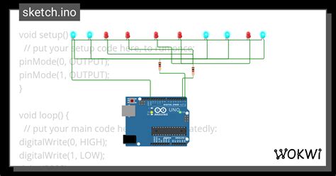 สอบปลายภาค ไฟกระพิบ นาย ชินวัตร รักไม้ Wokwi Esp32 Stm32 Arduino