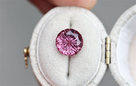 405ct Round Tanga Garnet Starbrite Cut By John Dyer Oore Jewelry