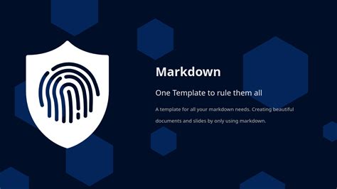 github uss zerodata md markdown temlate for documents and slides