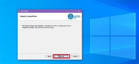 how to install yarn on windows