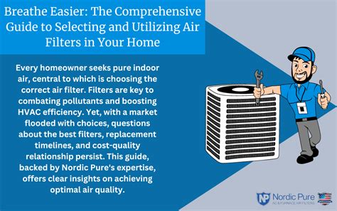 Breathe Easier The Comprehensive Guide To Selecting And Utilizing Air Filters In Your Home