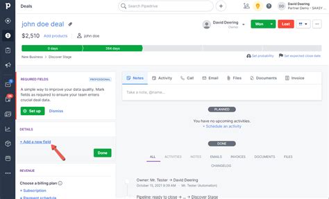 Pipedrive Crm Software Features Saasy Cloud