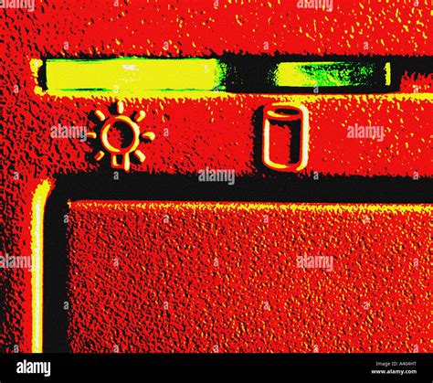 Close Up Photo Of Power And Hard Drive Indicator LEDs On A Computer System Unit Stock Photo Alamy