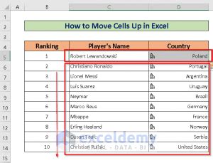 How To Move Cells Up In Excel Easy Ways ExcelDemy