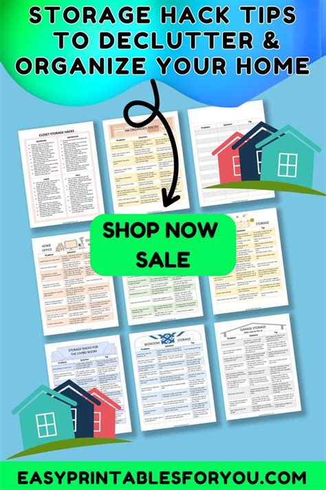 Declutter Printable Decluttering Printable Declutter Planner Declutter Checklist Declutter