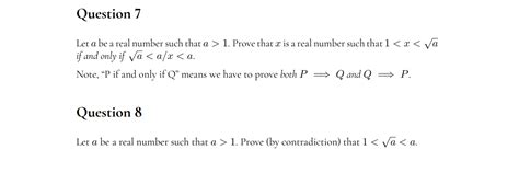 solved let a be a real number such that a 1 prove that x is