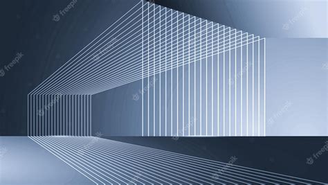 Premium Photo Abstract Modern Architecture Background 3d Illustration Horizontal