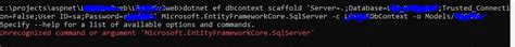 Entity Framework Core Problem With Dotnet Ef Dbcontext Scaffold On Linux Bash Stack Overflow