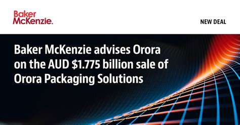 It Is A Pleasure Leading The Baker Mckenzie Team Together With My