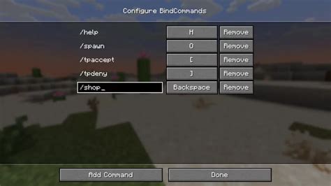 BindCommands Minecraft Mod BindCommands Minecraft Mod