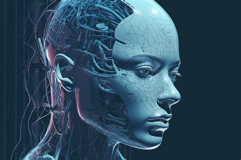 premium ai image advanced artificial intelligence robot created with