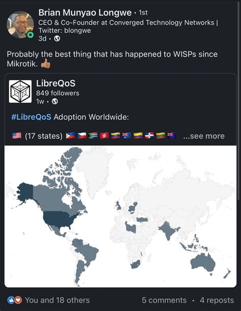 Libreqos On Linkedin Libreqos Qoe Opensource Isp Wisp