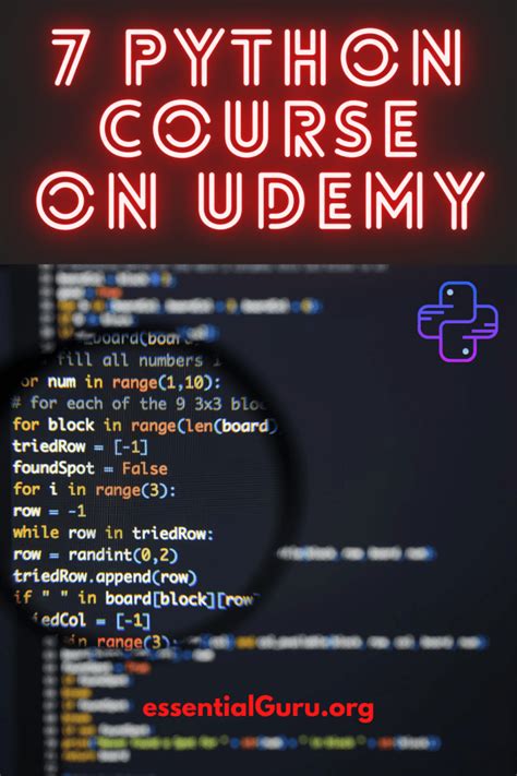 Best Python Course On Udemy Beginners EssentialGuru Org