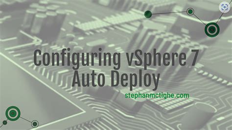 configuring vsphere 7 auto deploy