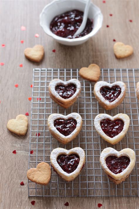 Cuoricini Alle Nocciole E Confettura Di Lamponi Dolcemente Inventando