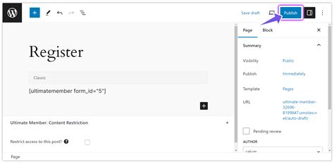 Creating Plugin Core Pages Manually Ultimate Member