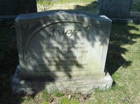 Thomas Jayne Ivey 1874 1927 Memorial Find A Grave