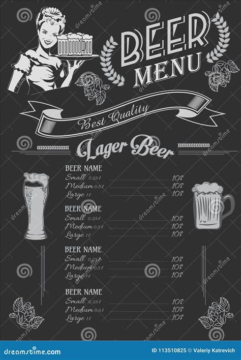 Chalkboard Beer Menu Ideas