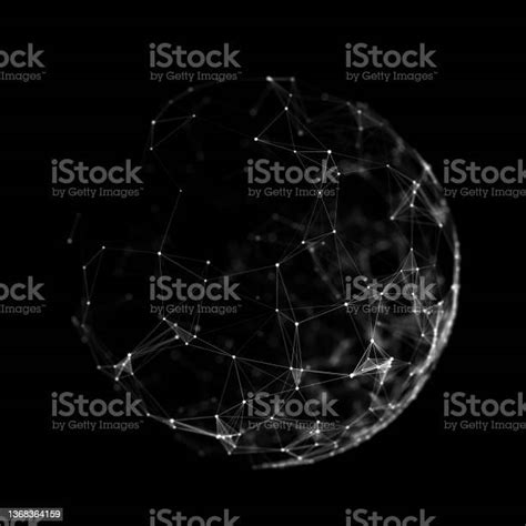 구는 점과 선으로 구성됩니다 네트워크 연결 구조입니다 빅 데이터 시각화 3d 렌더링 0명에 대한 스톡 사진 및 기타 이미지 0명 3차원 형태 개념 Istock