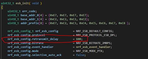 Nrf52832 Esb Tx Is Disturbed When Sending Data Nordic Qanda Nordic
