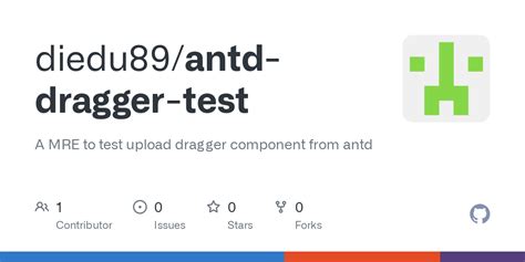 Github Diedu89antd Dragger Test A Mre To Test Upload Dragger