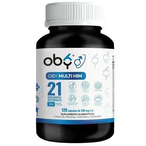 Oby Gym Power Pack Multivitamínico Hombre Creatina Suplemento Oby Mx