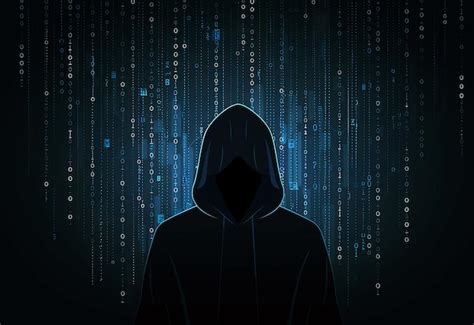 Premium Photo Photo Portrait Of Hacker Background With Gloves And Laptop