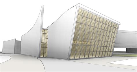 Revit Conceptual Massing Educational Building Behance