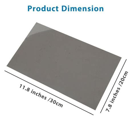 Getuscart Adhesive Polarized Film Sheets 11 X7 Inches Linear Polarizer Polarizing Filter For