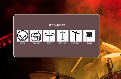 Github Memodiaz44drumkit Sound Library Drum Set Application That