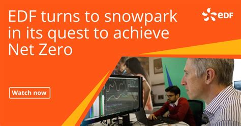 Edf Data And Tech On Linkedin Edf Snowflake Netzero