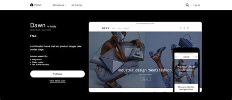 Dawn Theme An Amazing Free Ecommerce Theme Shineapps