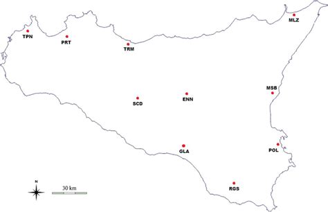 Spatial Location Of The Monitoring Stations Download Scientific Diagram