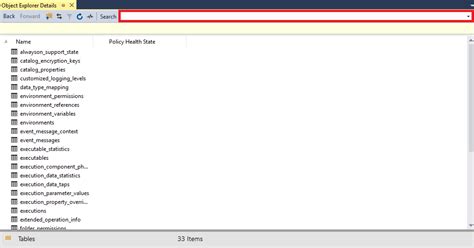 Sql Server Filtering Tables By Name With Gui Stack Overflow