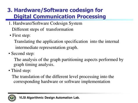 Ppt Hardwaresoftware Codesign For Communication Powerpoint