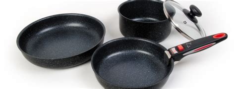 Marble Coating Cookware 5 Piece Set Pot Nanotechnology Products Npd