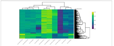 Heatmap Of Hierarchical Clustering Analysis Using The 10